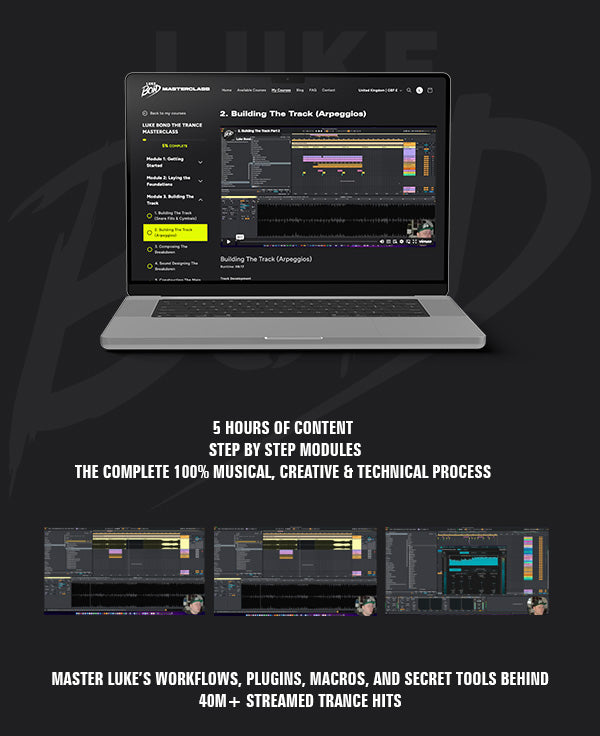 Luke Bond - The Trance Masterclass – Luke Bond Store